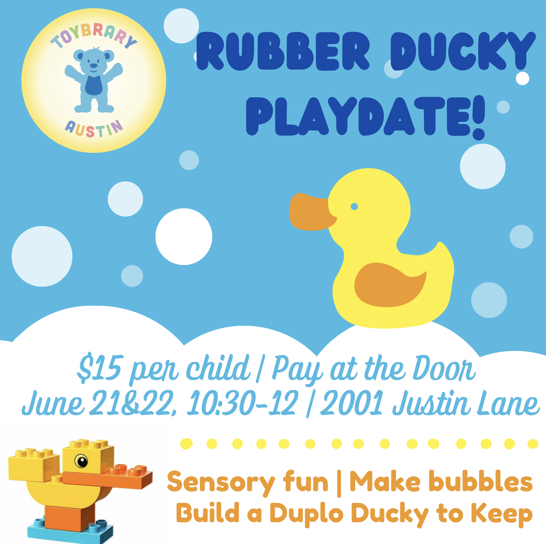 Events from June 28 – July 10 – Toybrary Austin