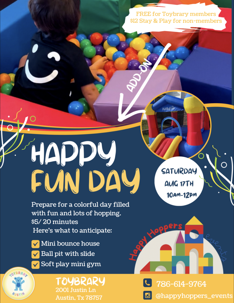 Mini Ball Pit/Mini Bounce House | $5 per child - Toybrary Austin